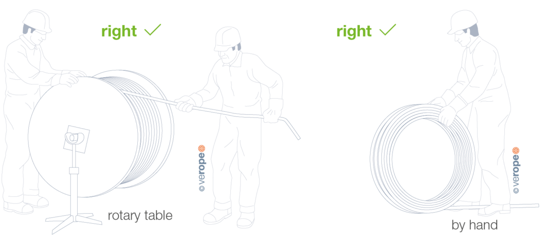 Installation of wire ropes | verope